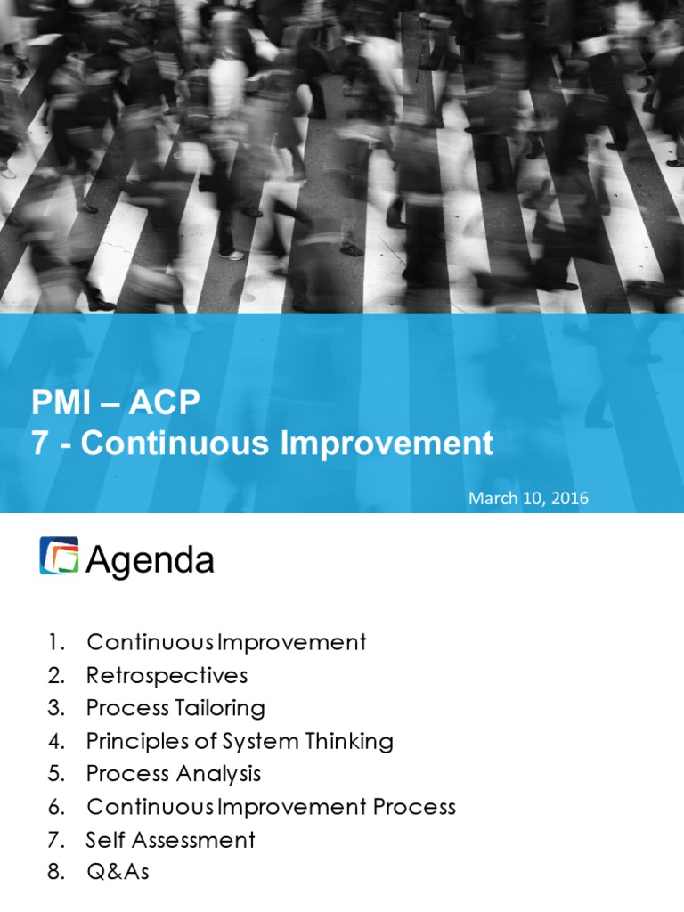 7 - Continuous Improvement | PDF | Agile Software Development | Methodology