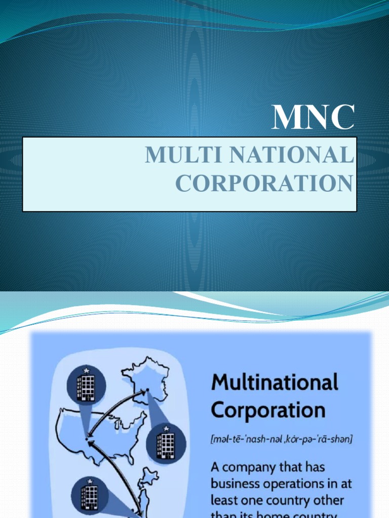 Multi National Corporation | PDF | Multinational Corporation | Economies