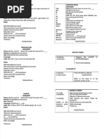 Surgical Preference Card Template | PDF