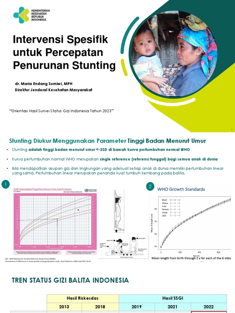 Files999472. Materi Dirjen Kesmas Kebijakan Stunting | PDF