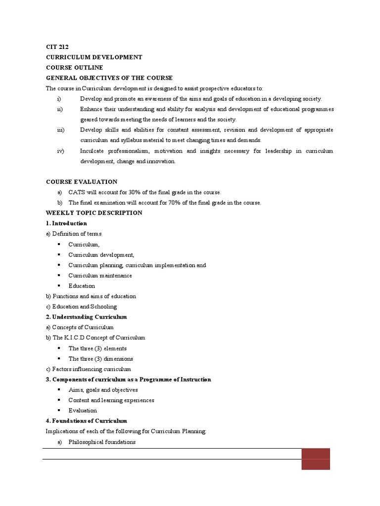 Cit 212 Notes Pdf Curriculum Learning