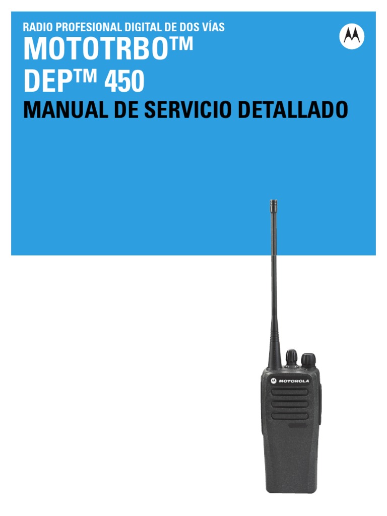Manual Motorola Dep-450 | PDF | Soldadura | Construcción