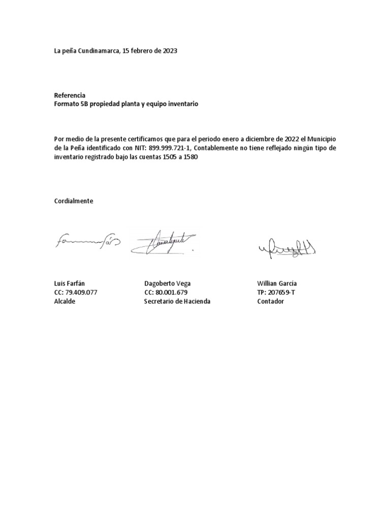 Formato 202213 f05b Agr ANEXO CERTIFICACION | PDF