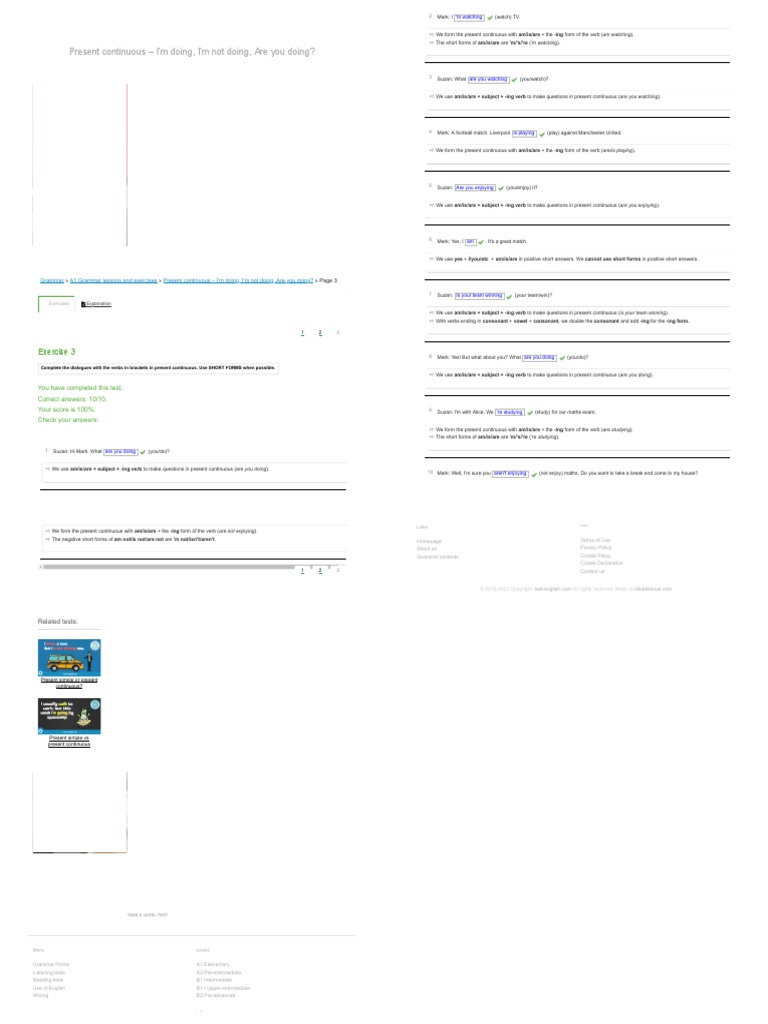 3 Test English - Prepare For Your English Exam | PDF | English Language ...