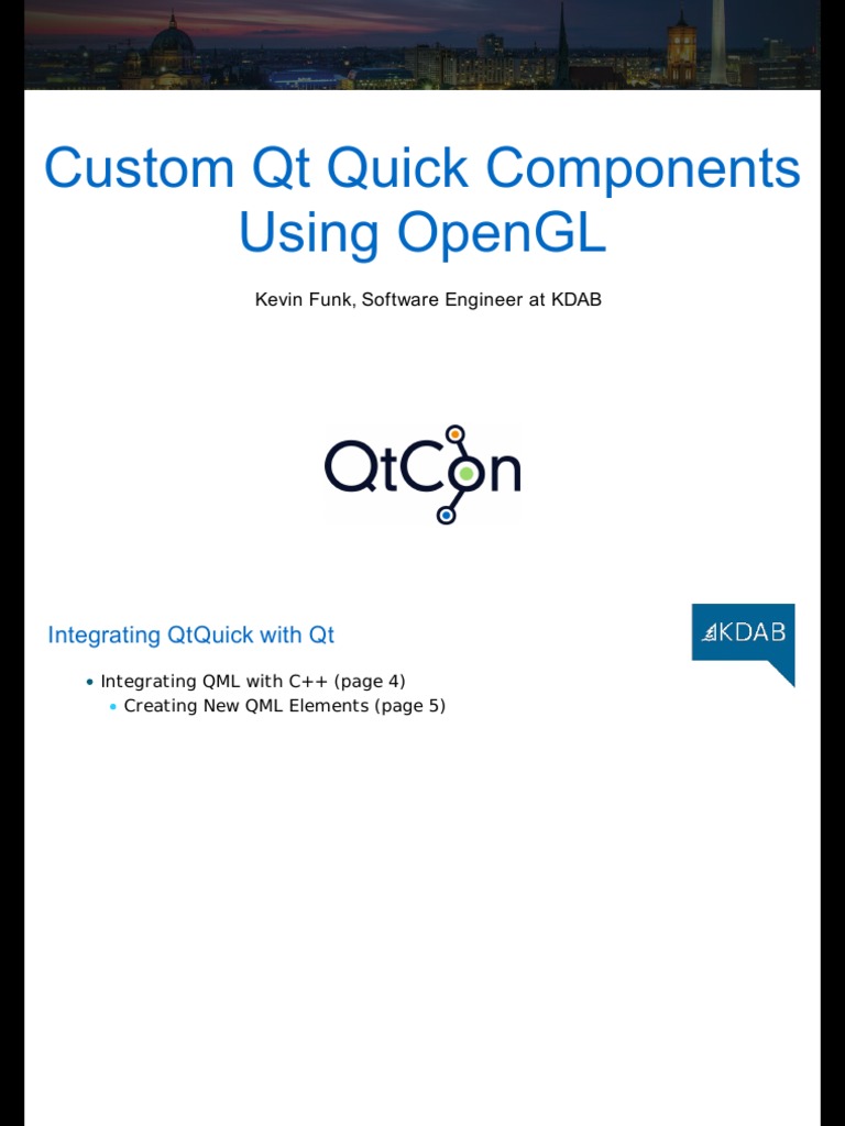 Custom QML Components with OpenGL | PDF | Software | Computer Science