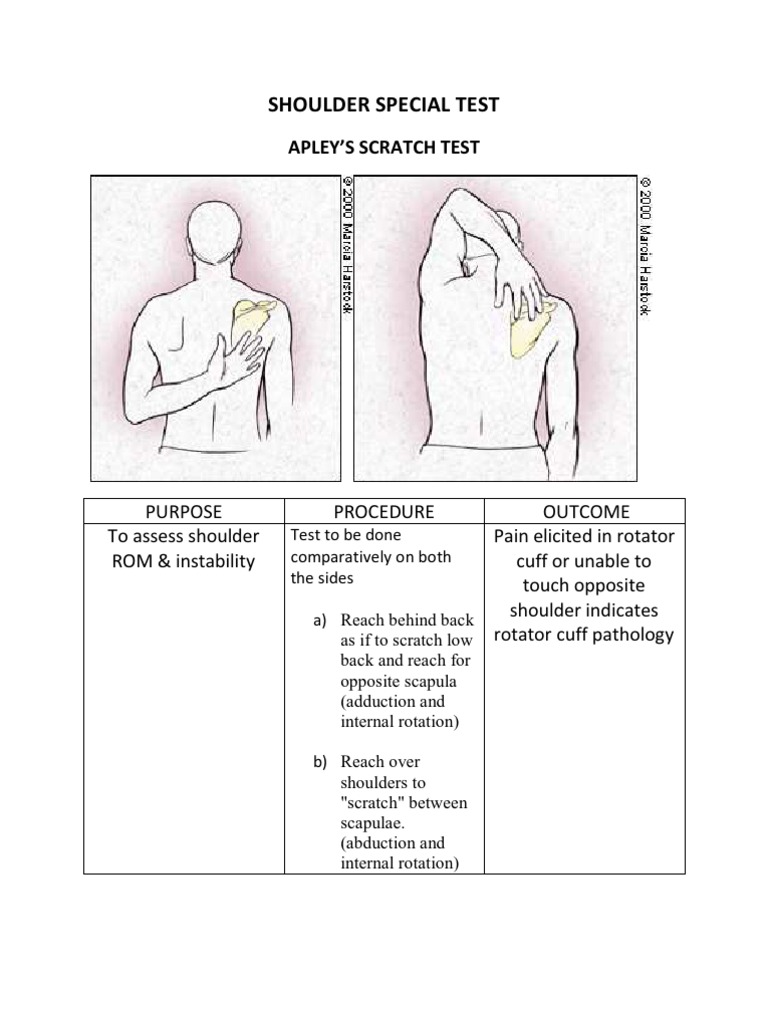 Shoulder Special Test | PDF | Science & Mathematics