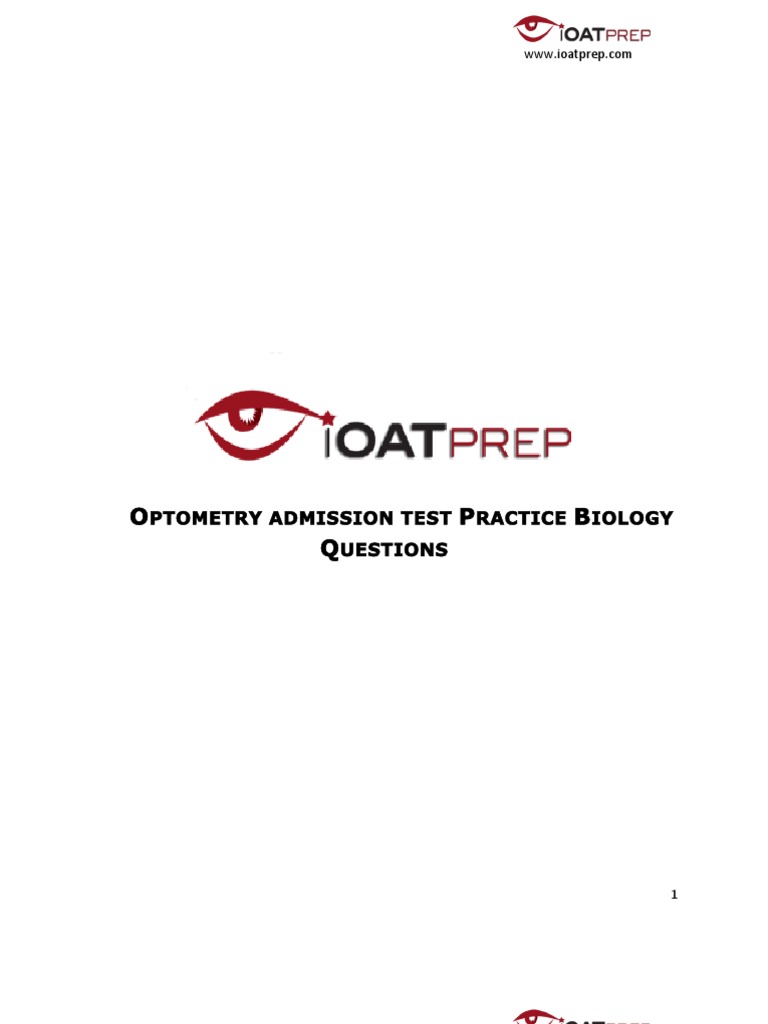OAT Practice Biology Questions | PDF | Cellular Respiration | Biochemistry