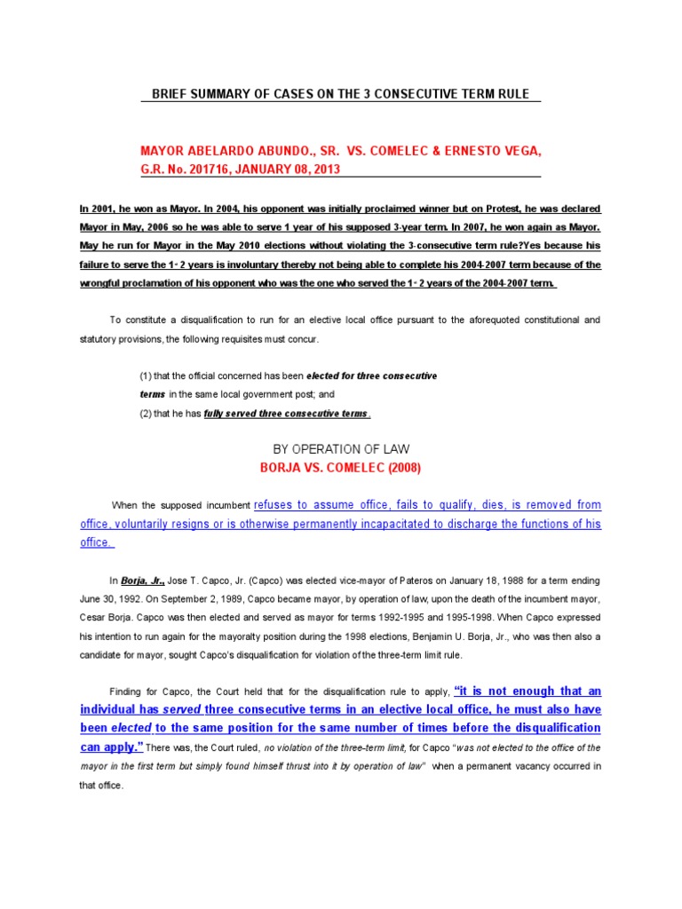 Gacayan Notes | PDF | Commission On Elections (Philippines) | Government