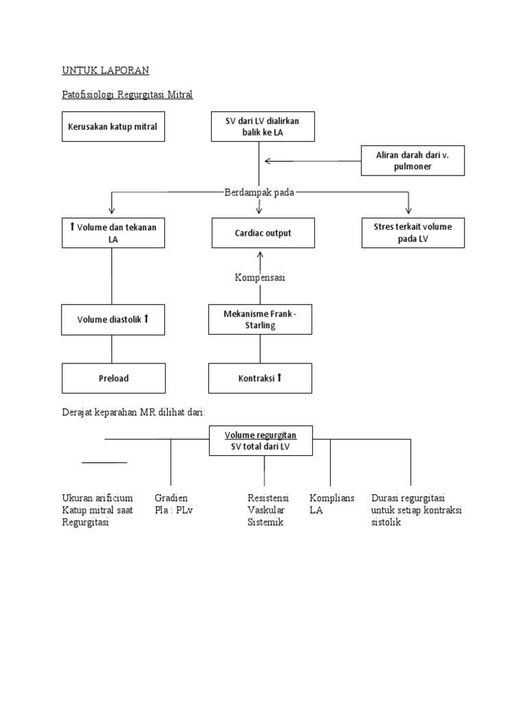 Regurgitasi Mitral (Patofisiologi & Manifestasi Klinis) | PDF