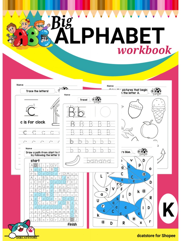 Alphabet A-Z Large Worksheet Complete | PDF