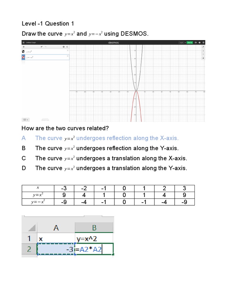 Level 1 - 4 Investigation On Quadratics | PDF | Vertex (Graph Theory) | Combinatorics