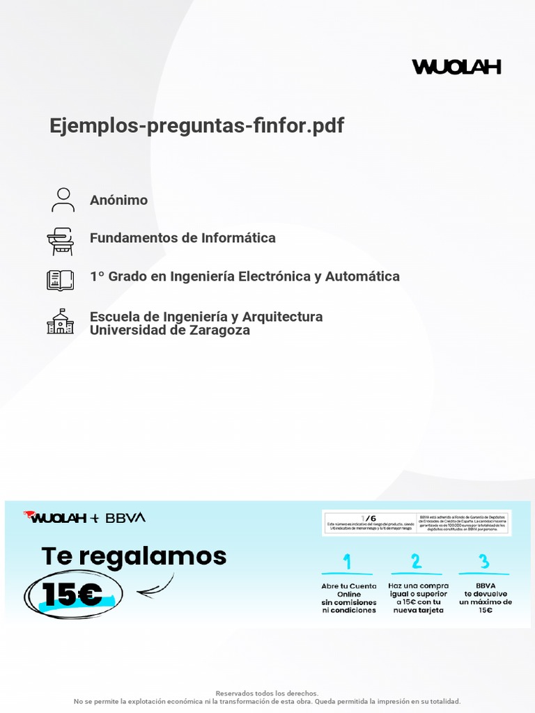 Free Ejemplos Preguntas Finfor | PDF | Java (lenguaje de programación) | Programa de computadora