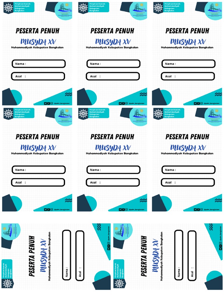 Id Card Peserta | PDF