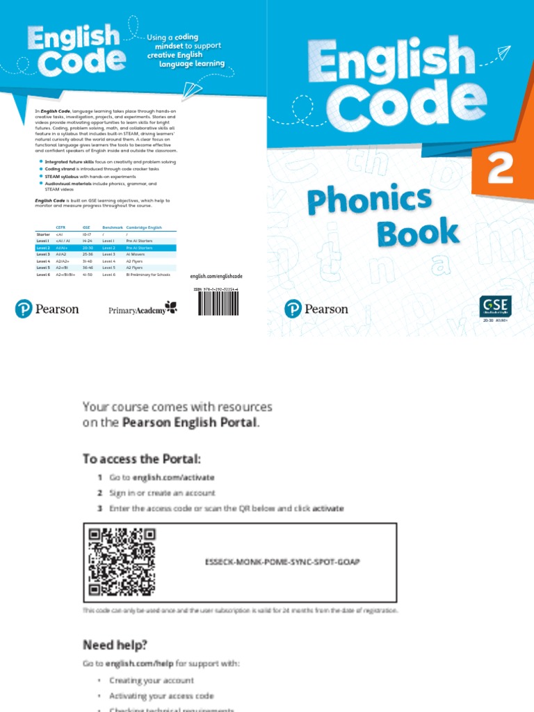 English Code Phonics Book 2 | PDF | Phonics | Linguistics