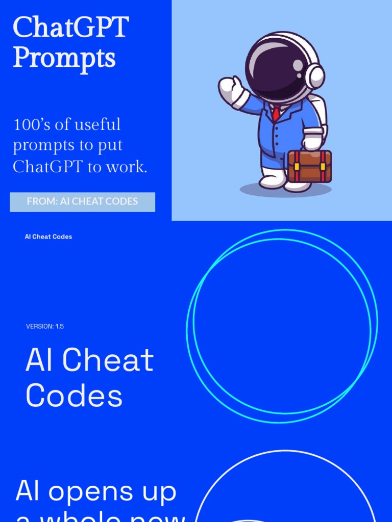 CHAT GPT CHEAT CODES - v1.5 | PDF | Search Engine Optimization ...