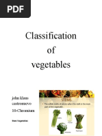 History and Definition of Vegetables | PDF | Vegetables | Nutrition