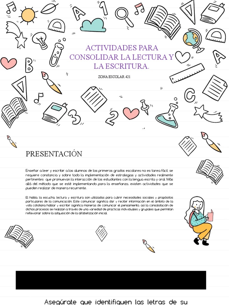 Actividades para Lectoescritura en 2° Grado | PDF | Escritura | Aprendizaje