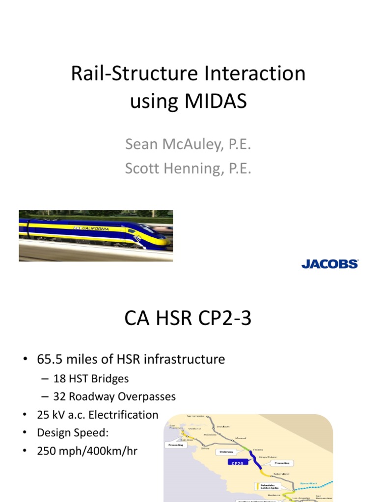 MIDAS Rail-Structure Interaction Presentation 1502402914 | PDF | Nonlinear System | Stress ...