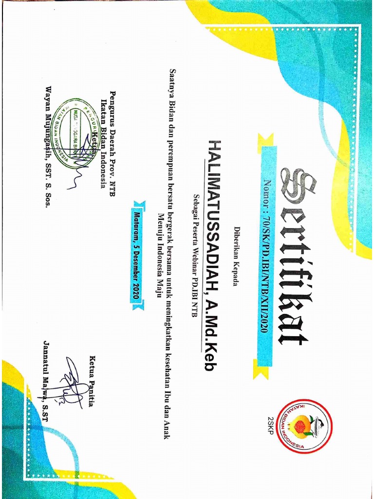 sertifikat_webinar | PDF