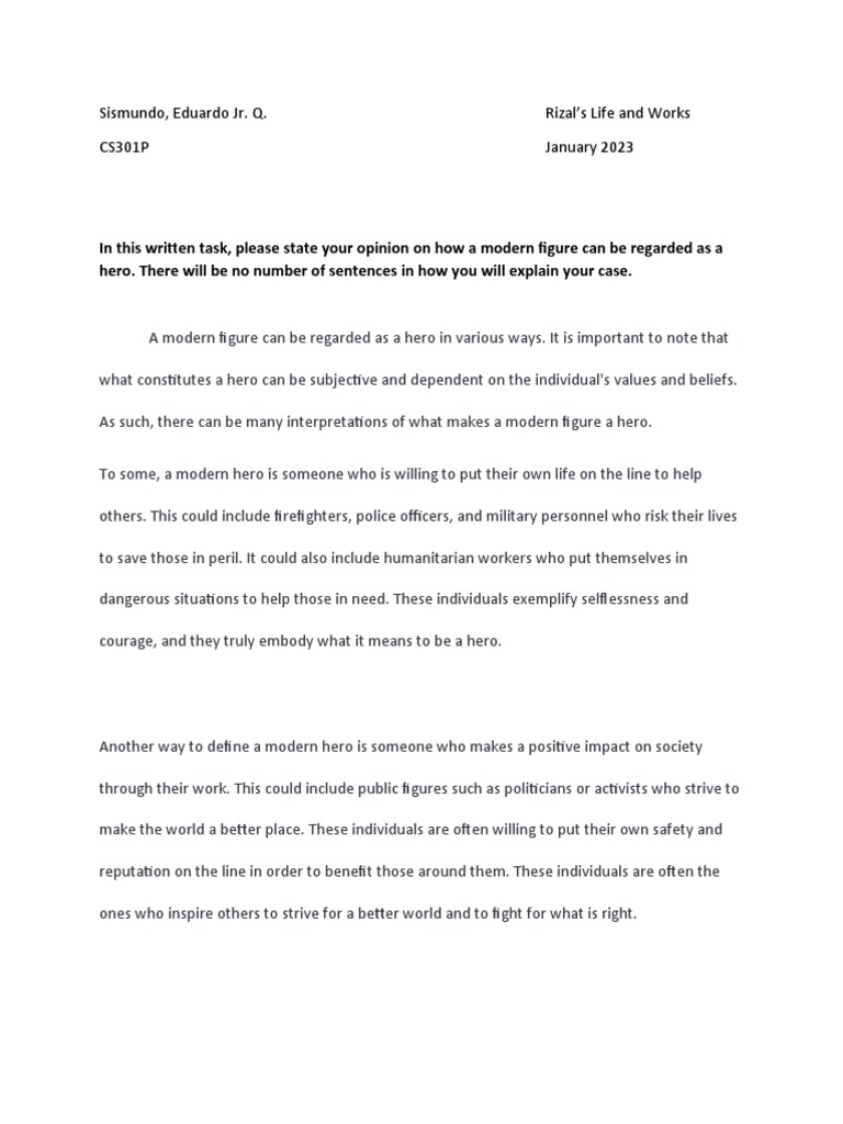 What Makes A Hero | PDF | Hero