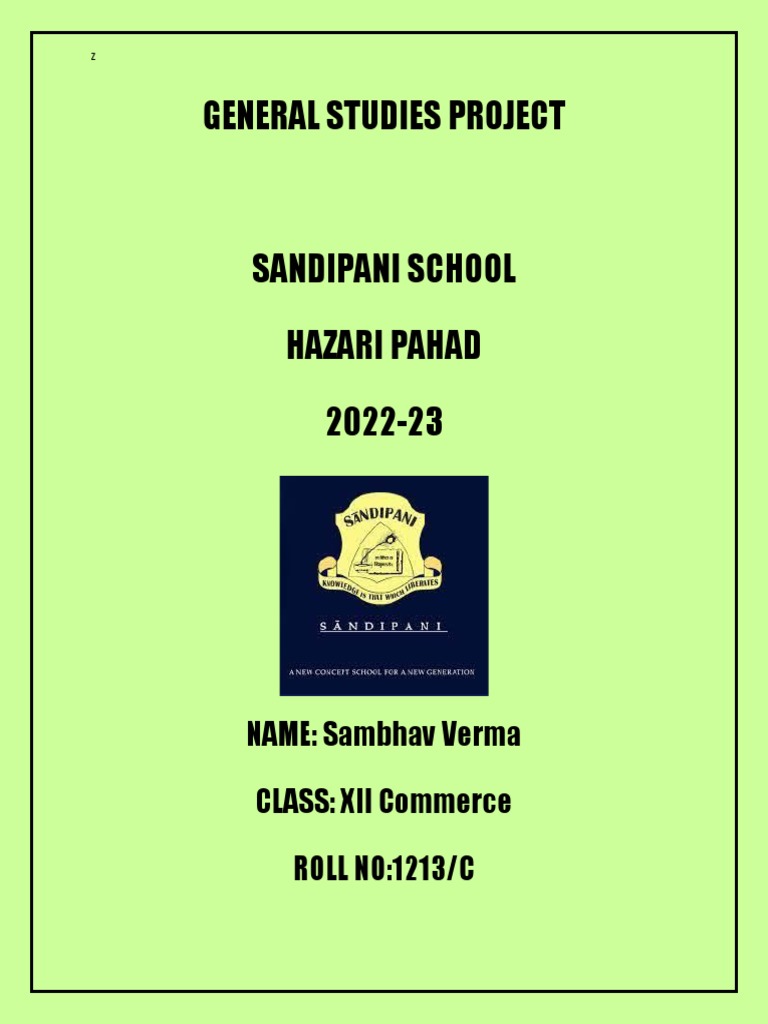 Gs Project Final | PDF | Poverty | Poverty & Homelessness