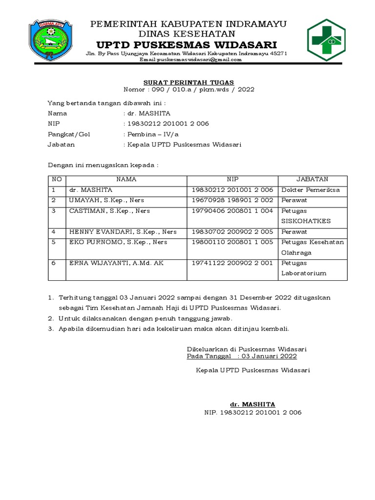 010.a Surat Tugas Petugas Haji | PDF 010.a Surat Tugas Petugas Haji | PDF