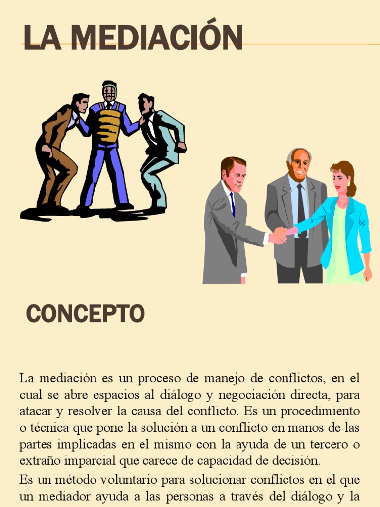 La Mediación | PDF | Mediación