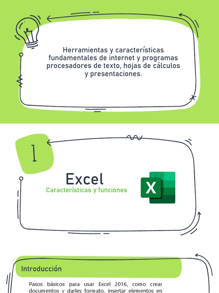 Presentación - Microsoft Excel | PDF | Microsoft Excel | Hoja de cálculo