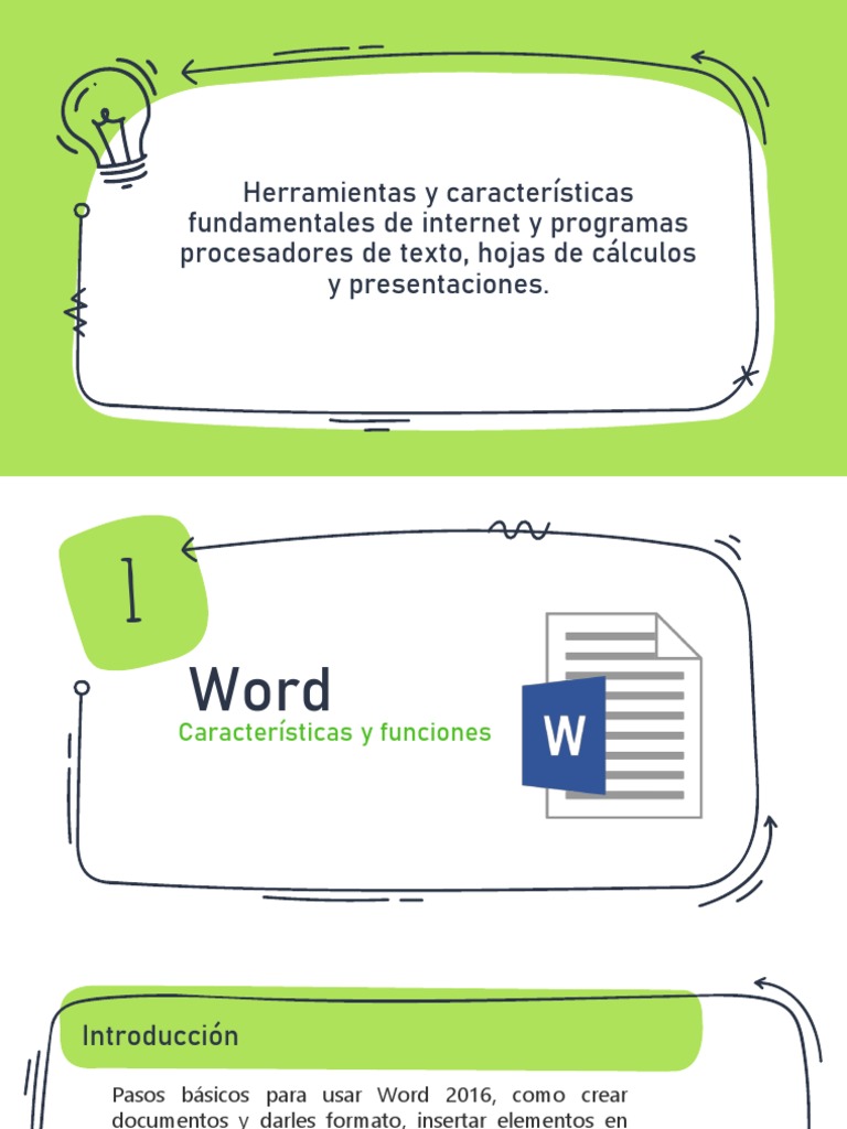 Presentación - Microsoft Word | PDF | Microsoft Word | Archivo de ...