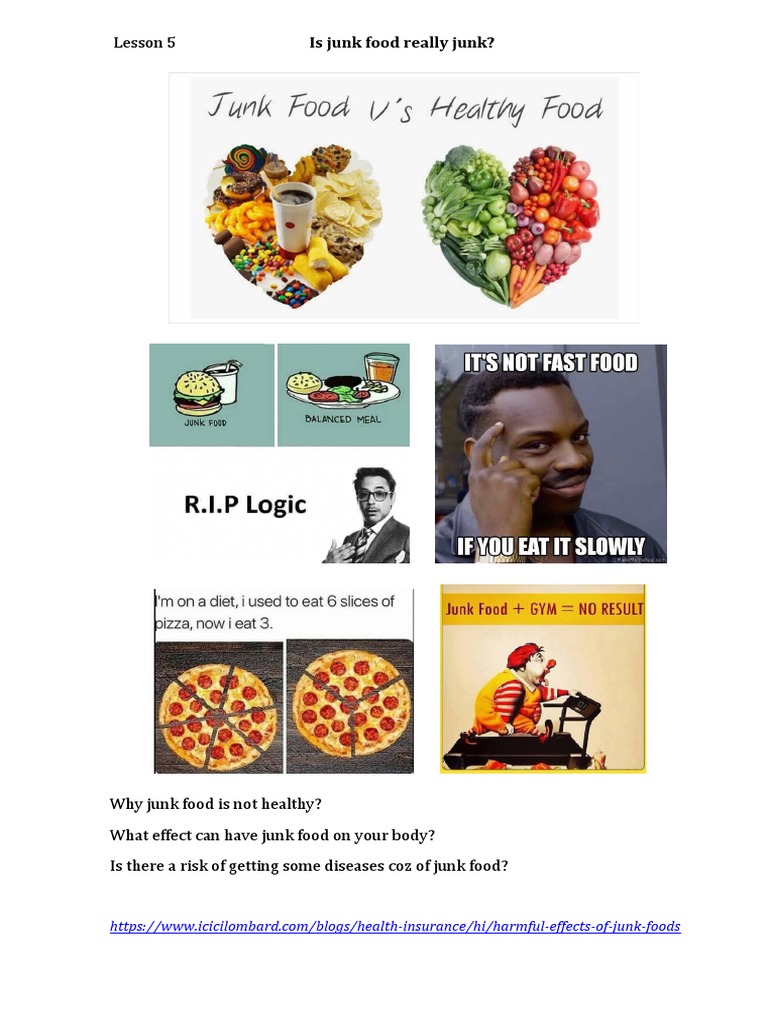 The Hidden Dangers of Junk Food: Understanding the Negative Health ...