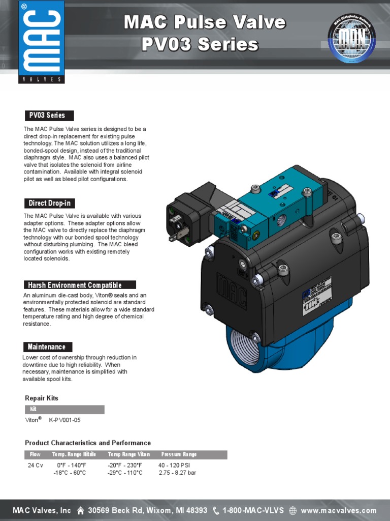 Pulse Valve 03 Brochure | PDF | Valve | Equipment