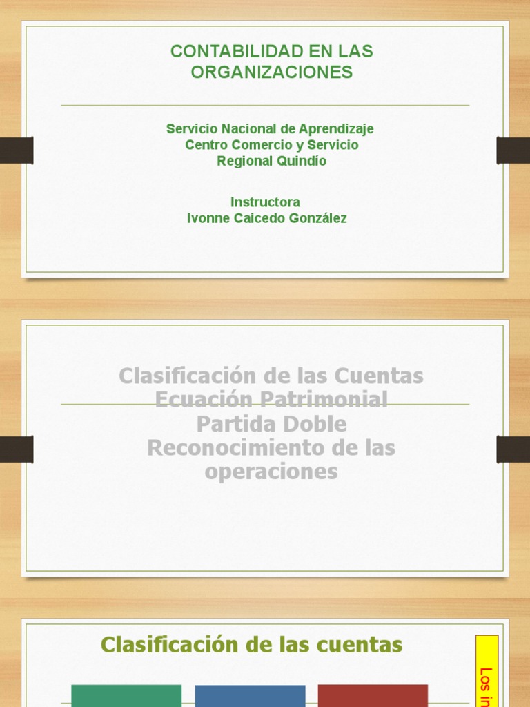 Presentación SENA Unidad II | PDF | Contabilidad | Comercio