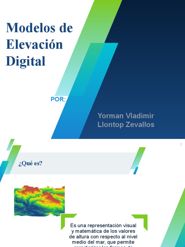 Modelos de Elevacion Digital - Yorman Llontop Zevallos - Luis Huertas-1 | PDF