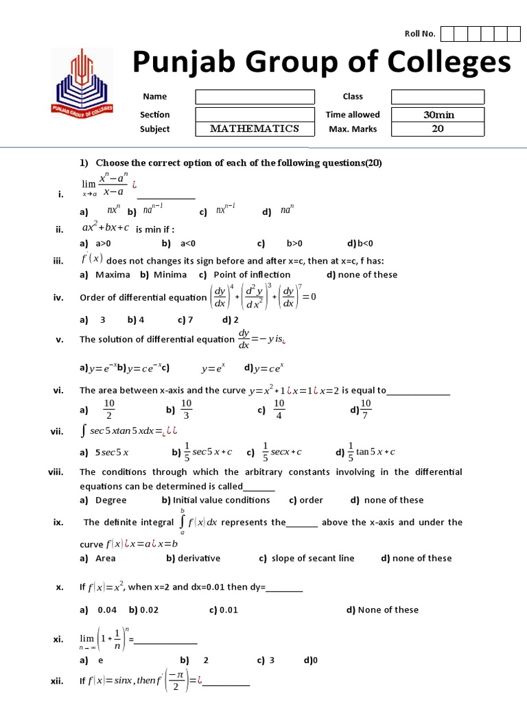 New Mid Term Part 2 Math Pdf Equations Function Mathematics