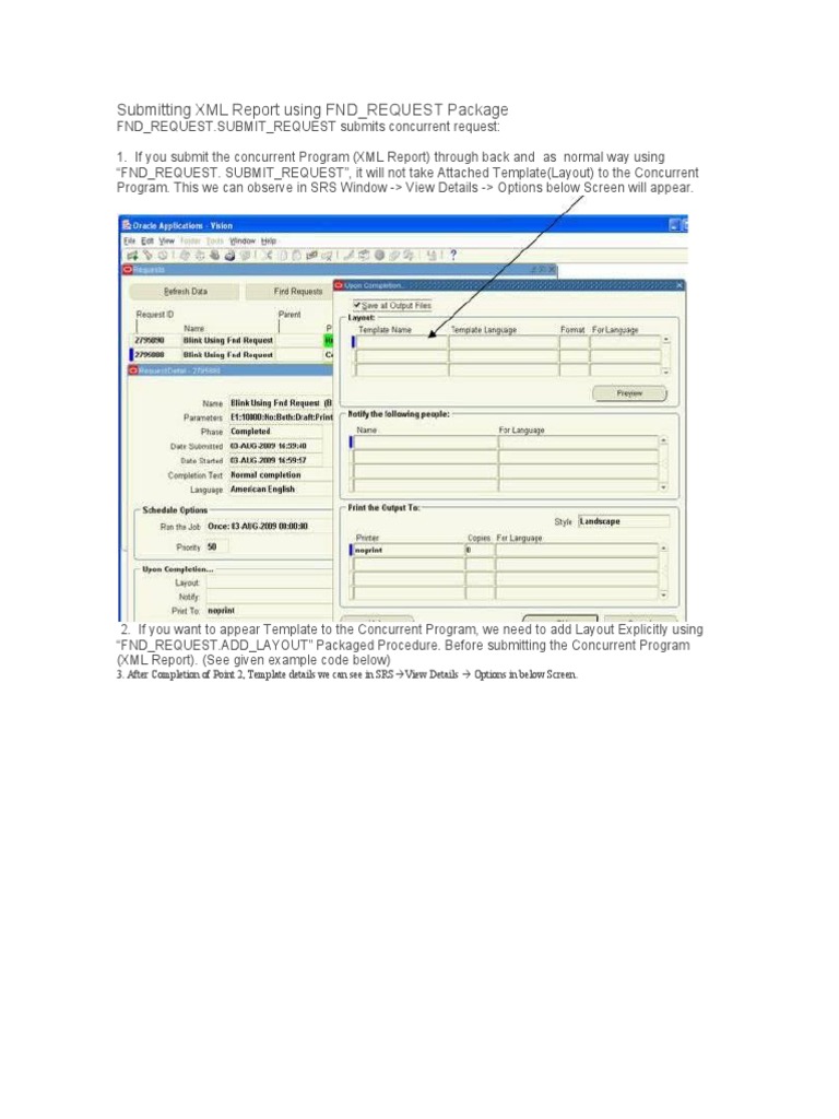Submitting Xml Report Using Fnd Pdf Computer Programming Computer Engineering 2274