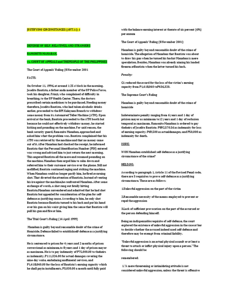 Crim Law Cases Module 5 | PDF | Murder | Crimes