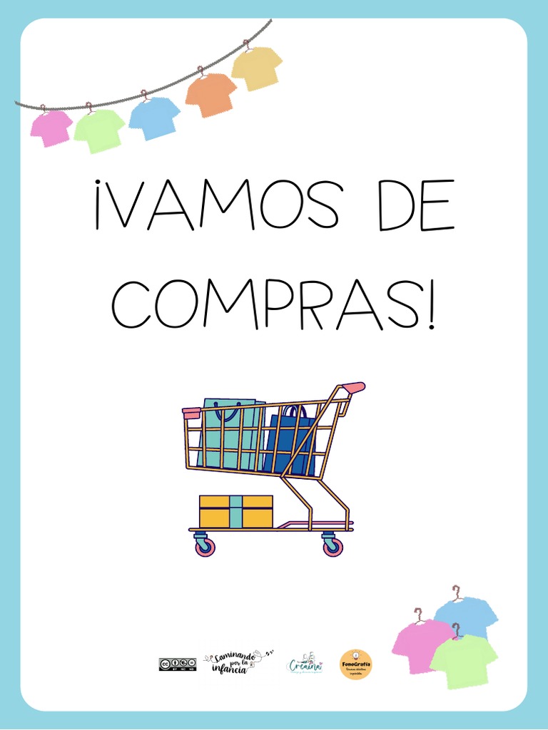 ¡Vamos de Compras! Castellano | PDF | Ropa | Alimentos