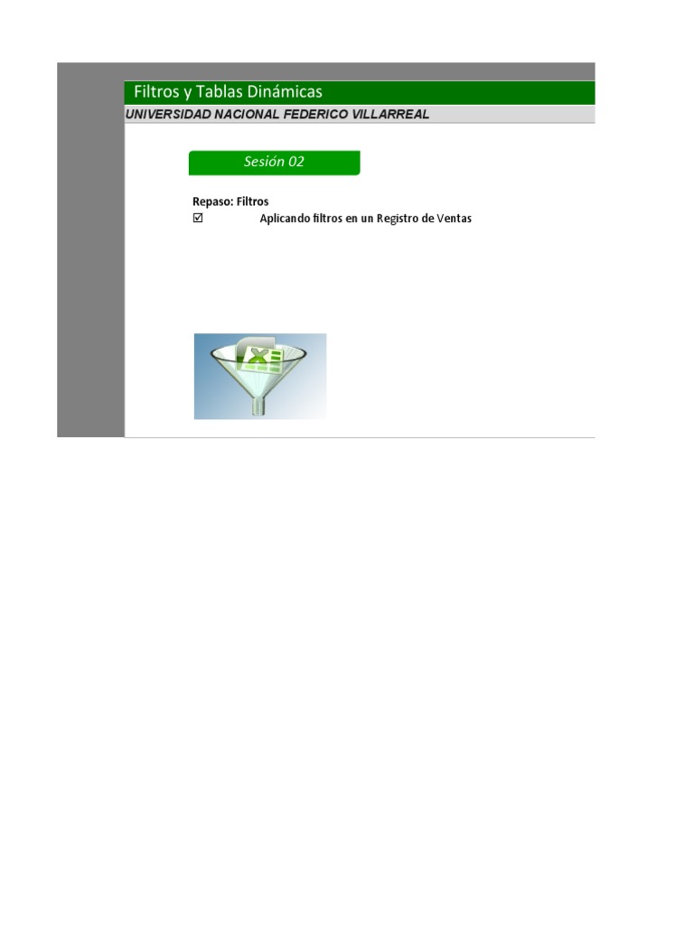 2C - Repaso Filtros | PDF | Documentos empresariales | Contabilidad