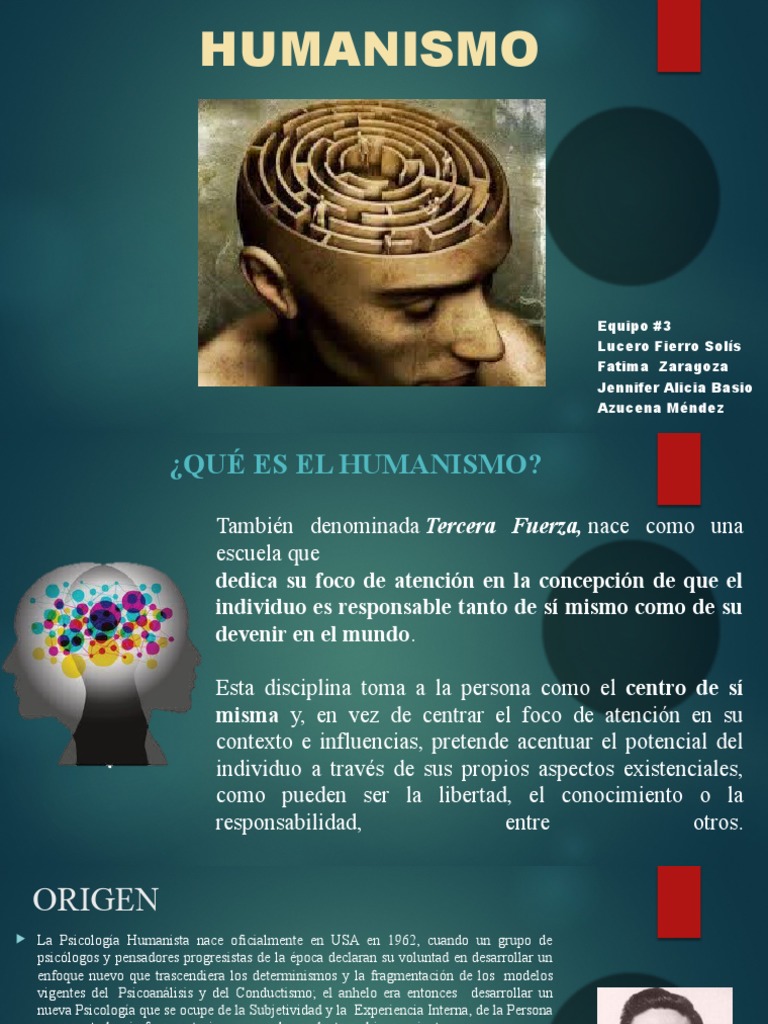 Humanismo en Psicología: Enfoque y Principios | PDF | Sicología ...