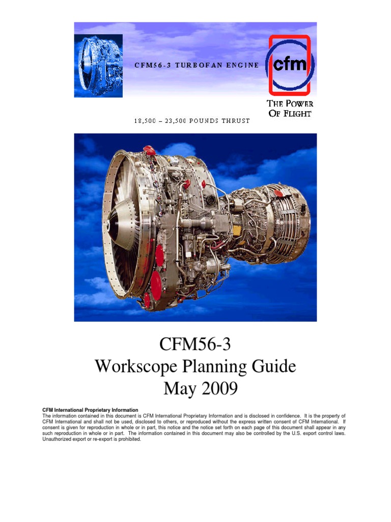 CFM56 3 | PDF | Reliability Engineering | Turbine