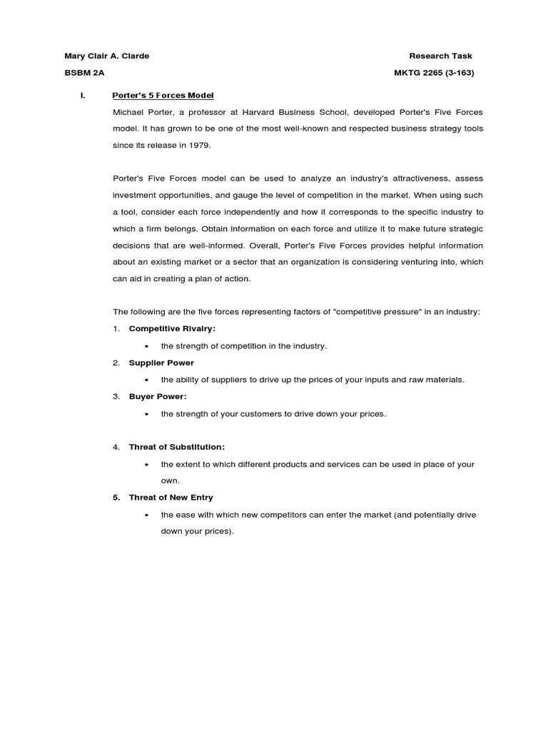Clarde - Research Task 1 | PDF | Economies | Business Process