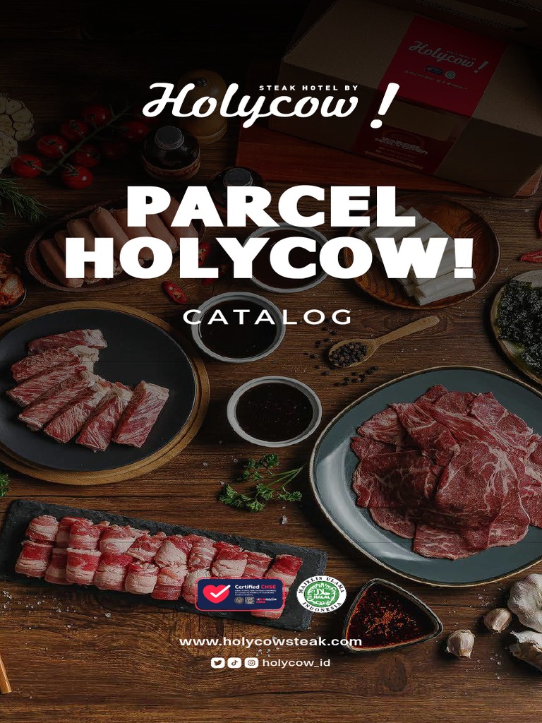 Catalog Digital Parcel Holycow! | PDF | Steak | Regional & Ethnic Food
