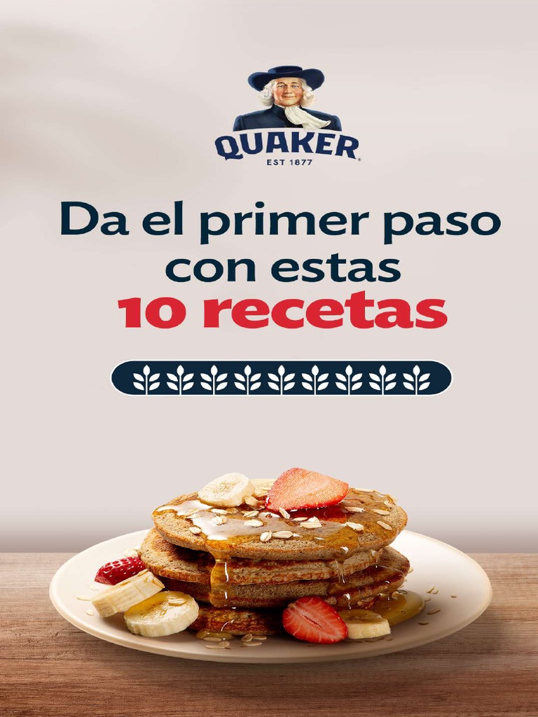 Recetario Quaker 4 | PDF | Chocolate | Cocinando