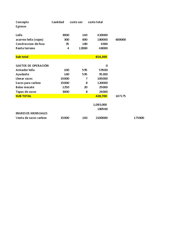 Ejercicio Flujo de Caja | PDF
