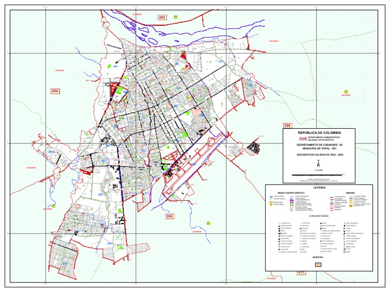 Mapa de Yopal y sus Barrios | PDF