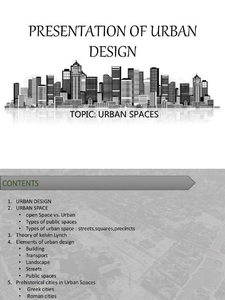 Presentation of Urban Design | PDF