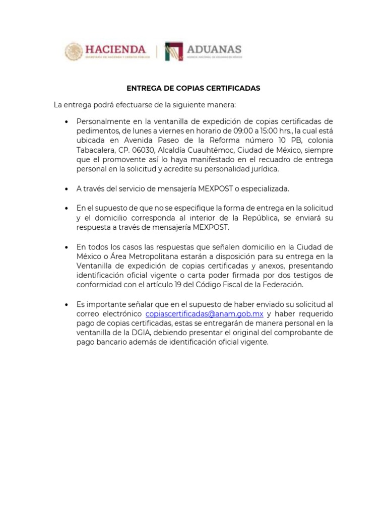 3 Entrega de Copias Certificadas | PDF | Derecho