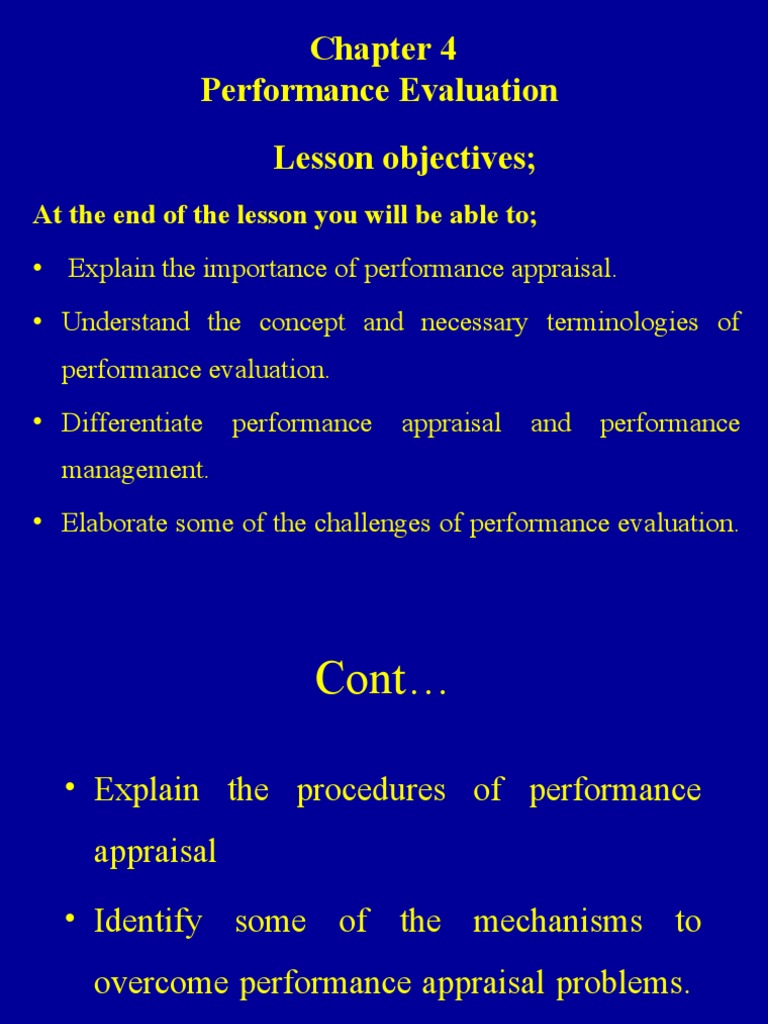 Chapter 4 PA PPTs | PDF | Performance Appraisal | Evaluation