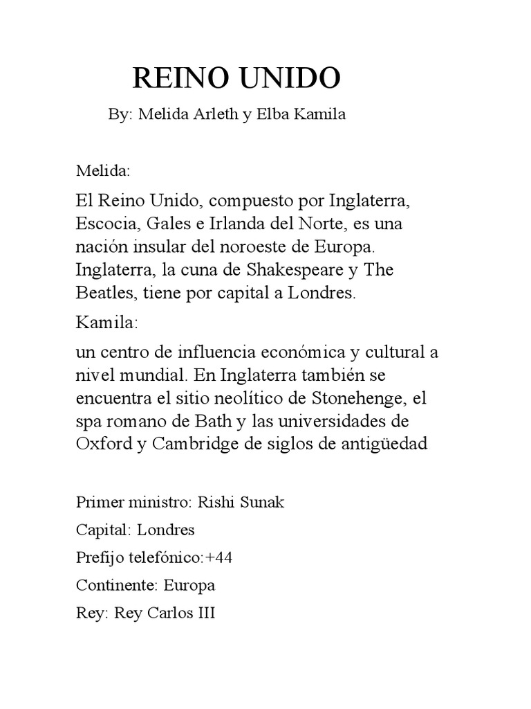 Reino Unido | PDF