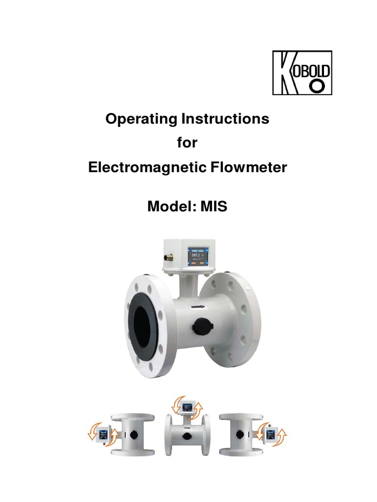 s5gbm Mis | PDF | Electromagnetic Induction | Flow Measurement